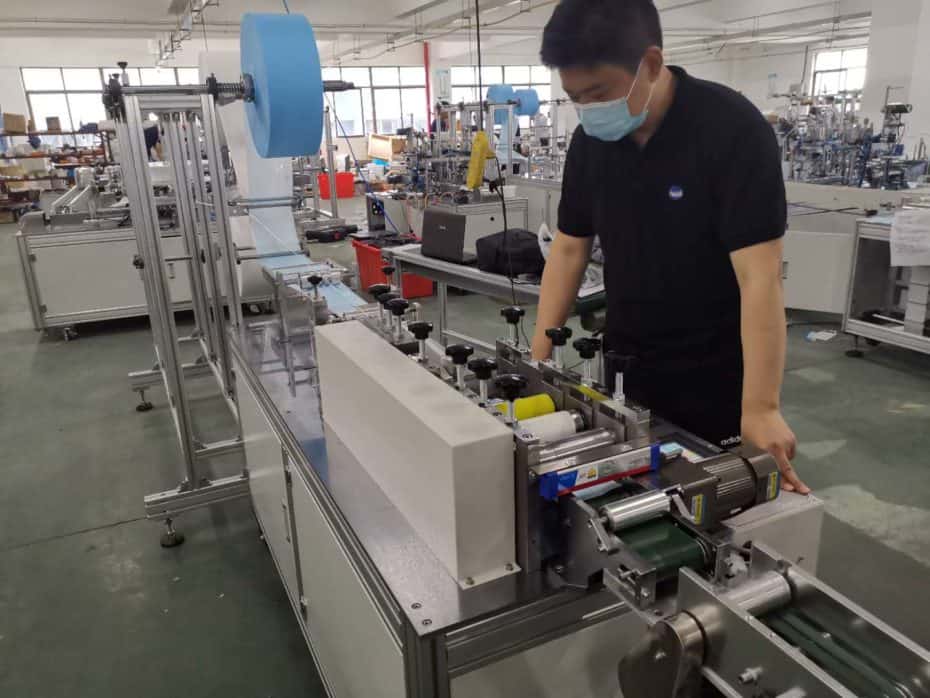 Face mask manufacturing line QC - AGC